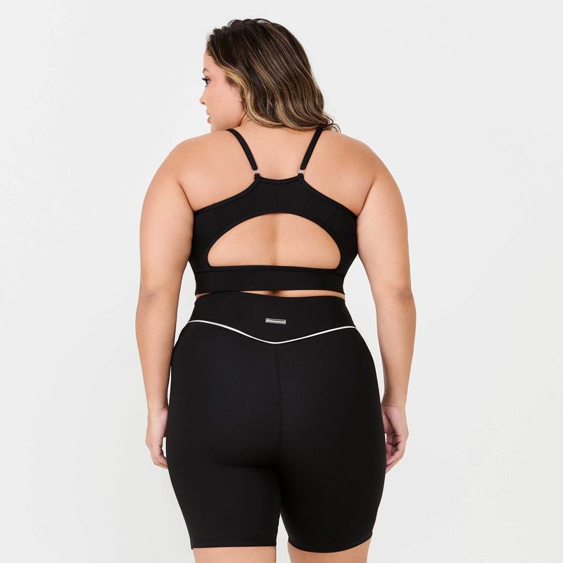 Conjunto Short Lines Preto - Donna Carioca