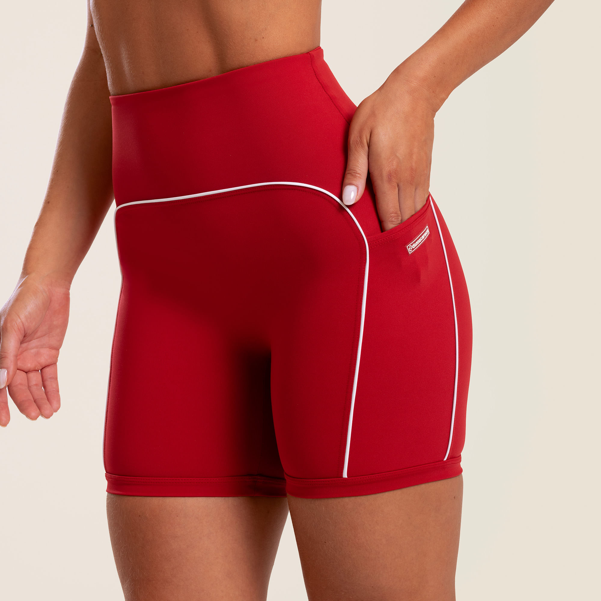 SHORT FUTURE VERMELHO RUBI POLIAMIDA