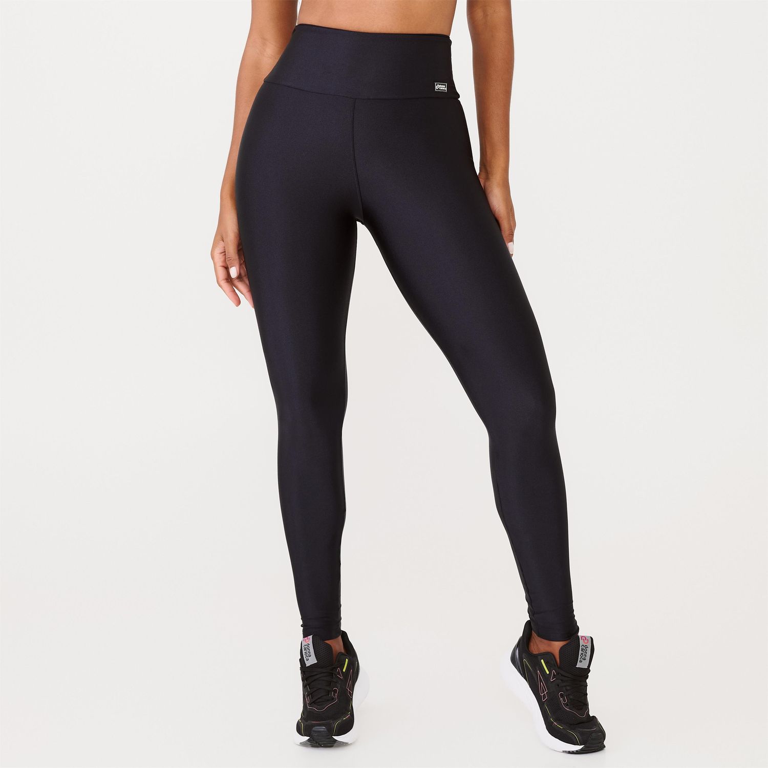 LEGGING BÁSICA PRETA PLATINADA
