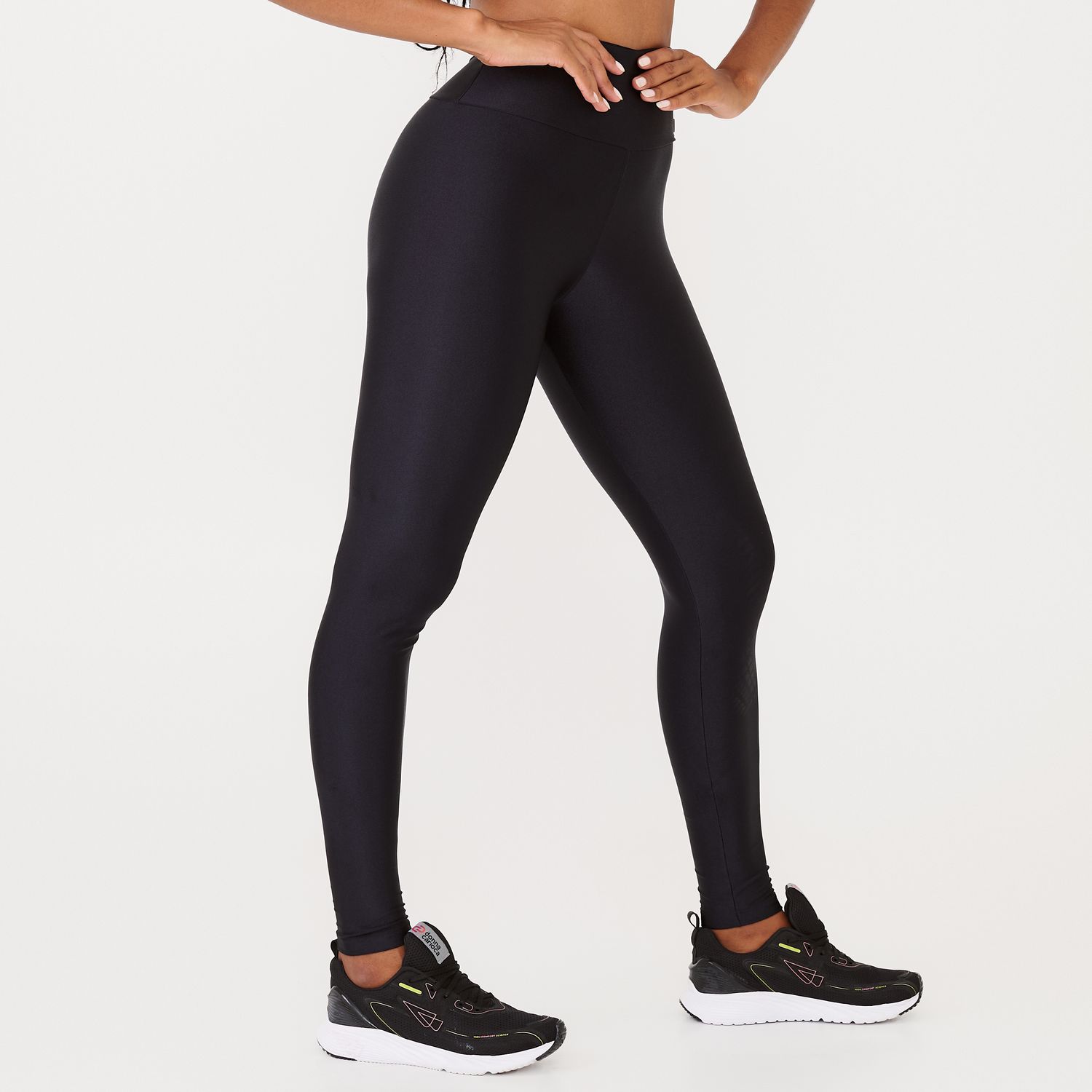 LEGGING BÁSICA PRETA PLATINADA